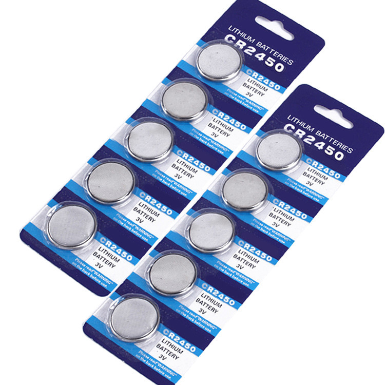 Cr2450 3.0v 3p 1800mah Lithium Coin Cell Battery Pack