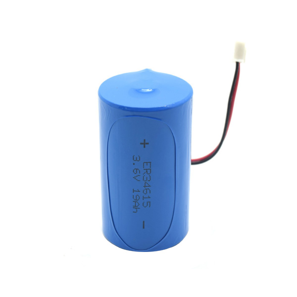 1/2AA 3.6V ER14250 lithium battery with connector